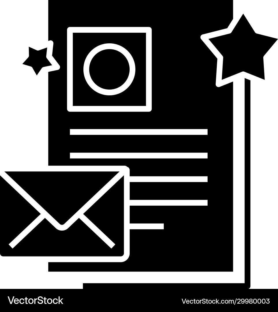 Report black icon concept Royalty Free Vector Image