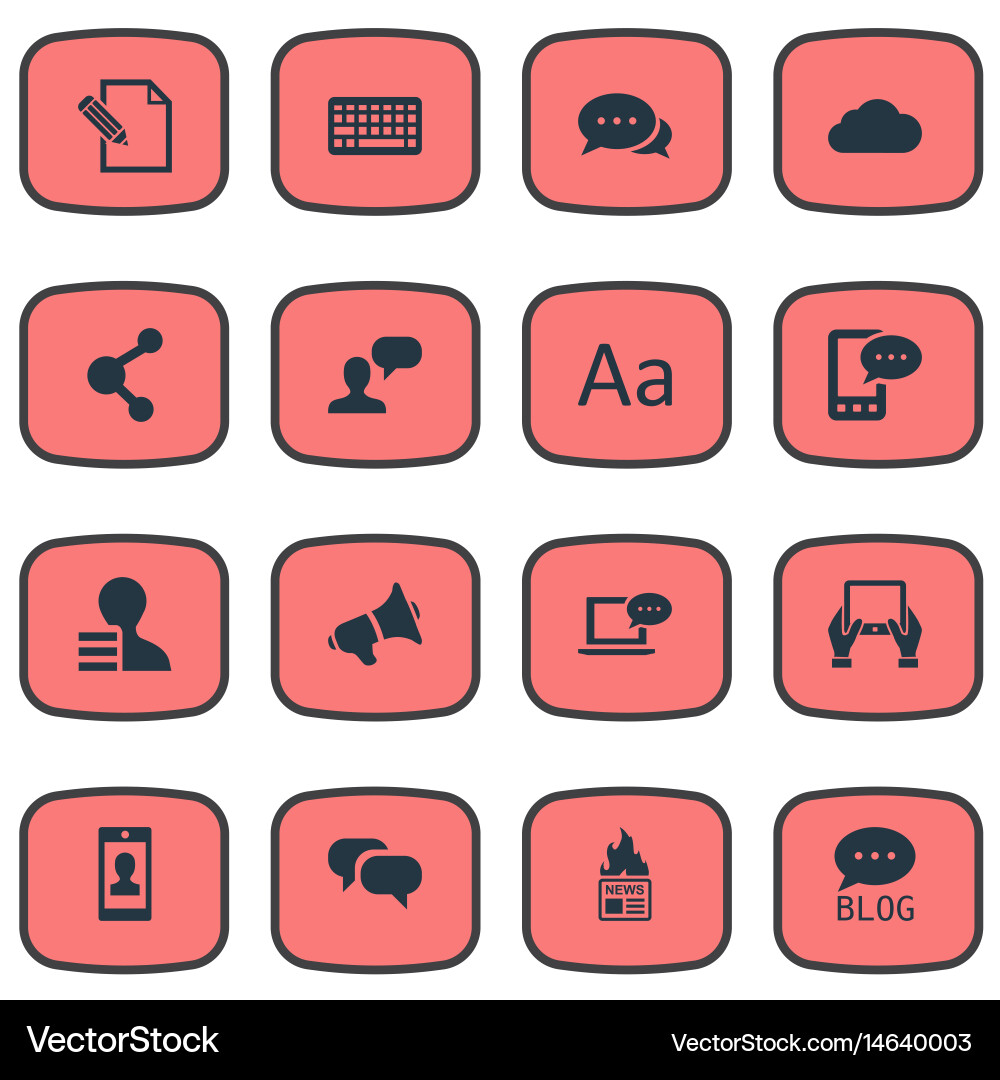 Set of simple user icons Royalty Free Vector Image