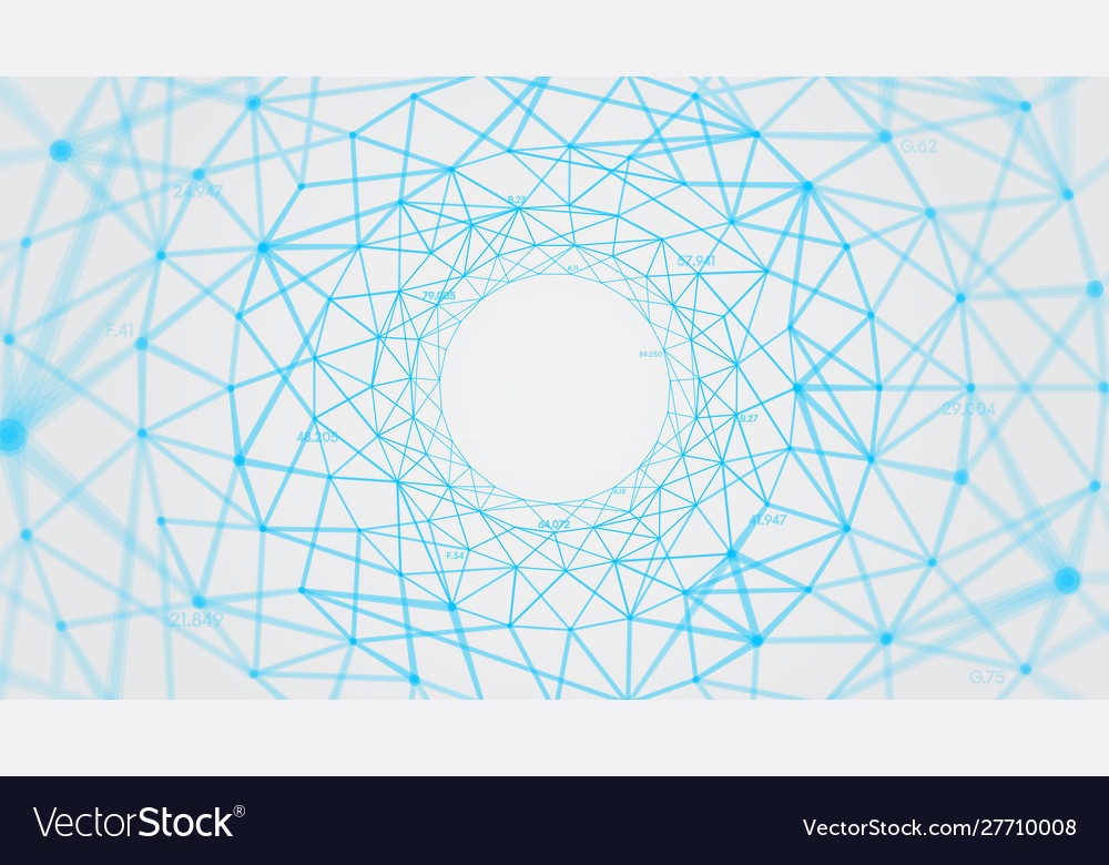 Abstract polygons plexus background Royalty Free Vector