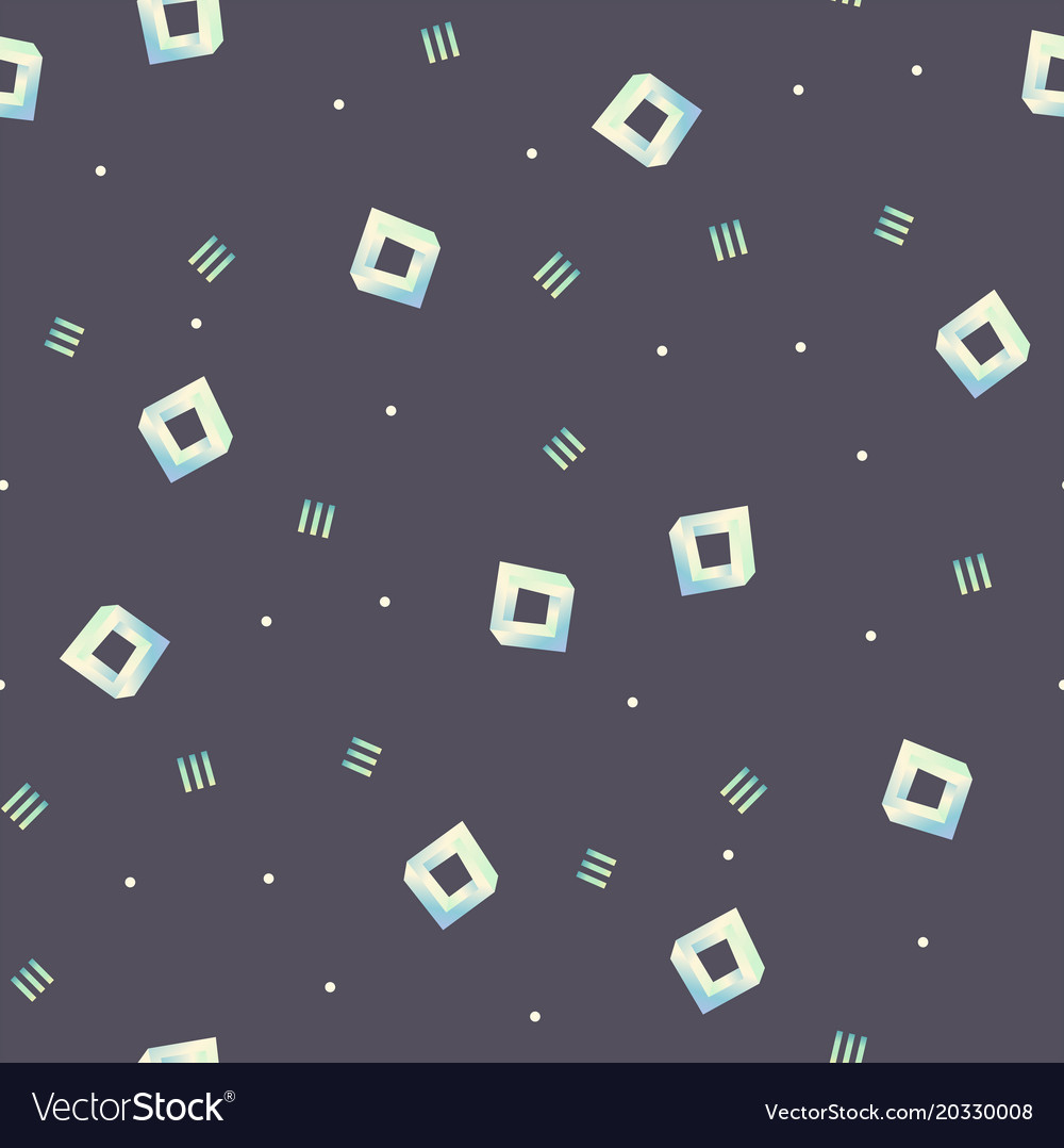 Seamless pattern with impossible figures Vector Image Seamless pattern with impossible figures Vector Image