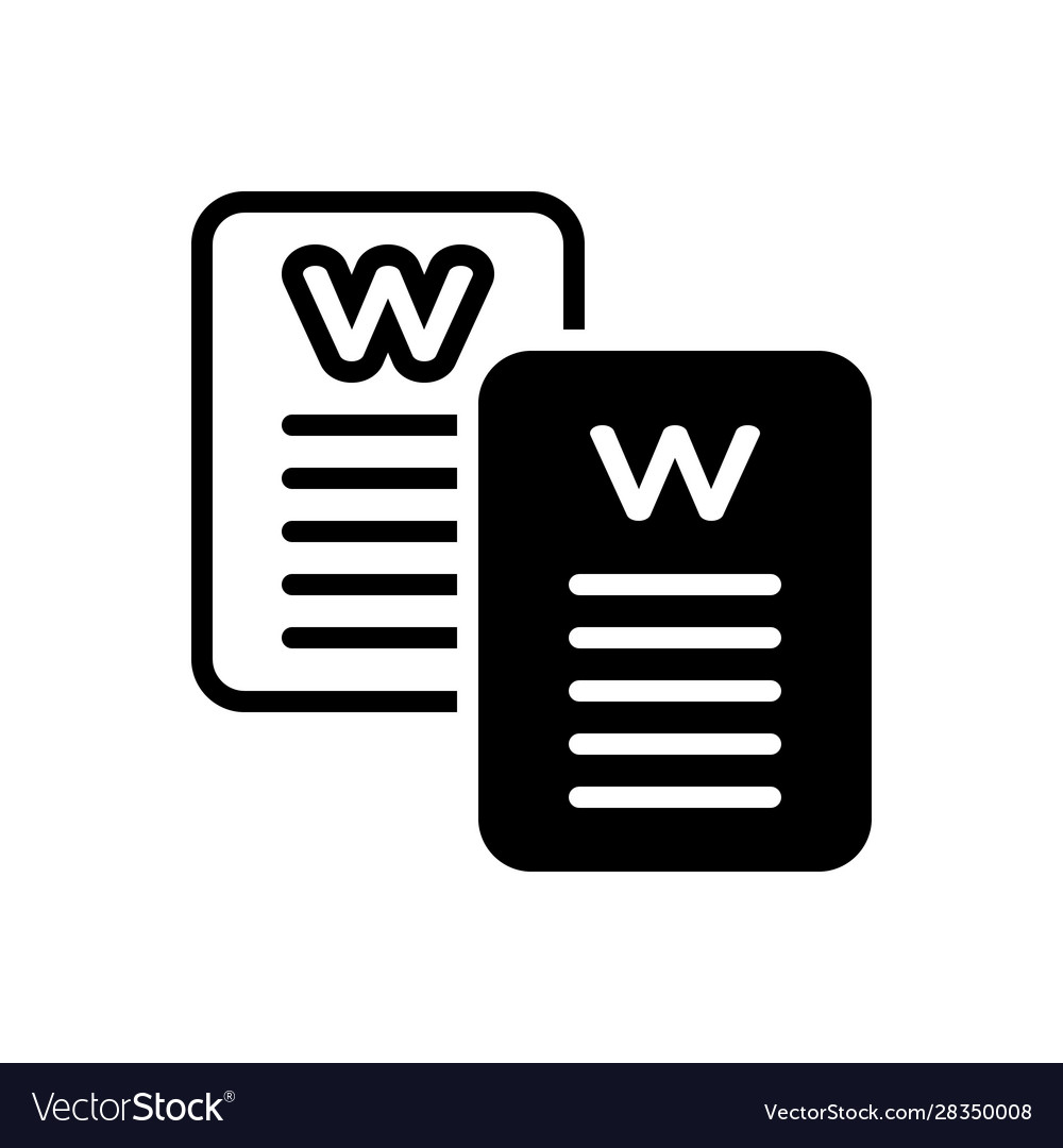 Word Royalty Free Vector Image - VectorStock