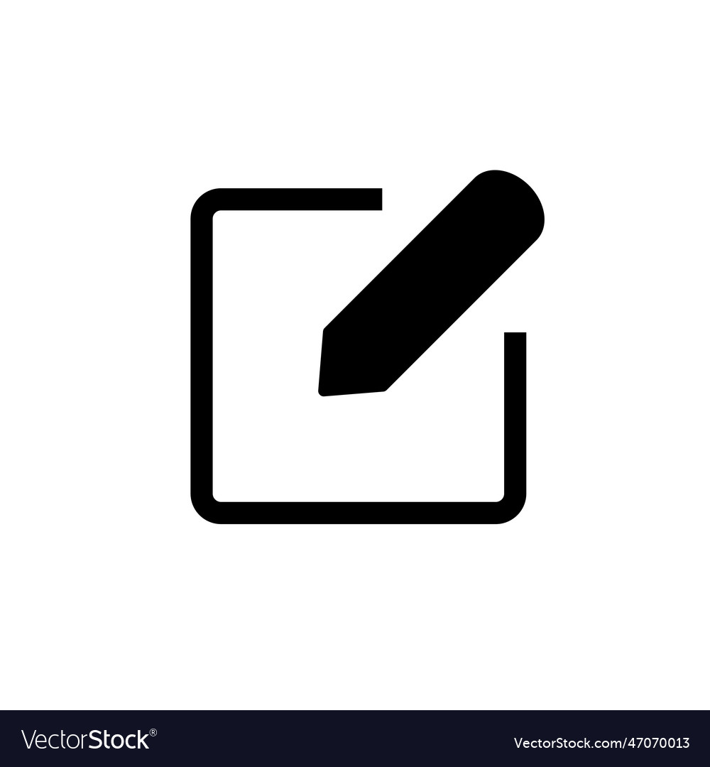 Edit icon edit document icon edit text icon Vector Image