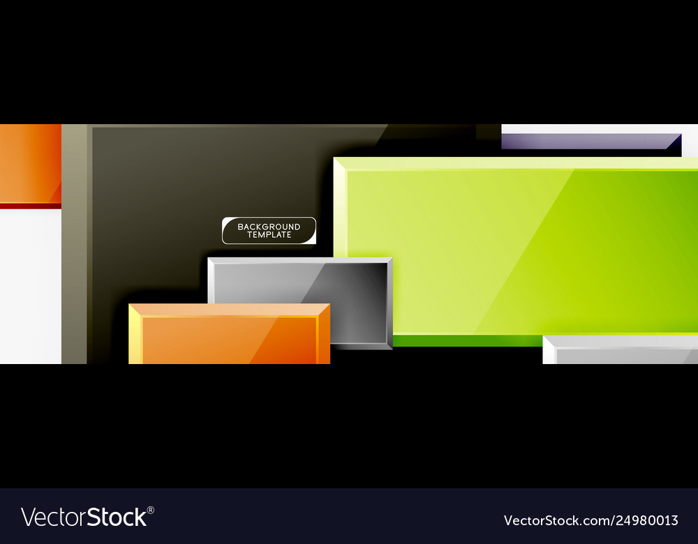 Square geometric composition Royalty Free Vector Image