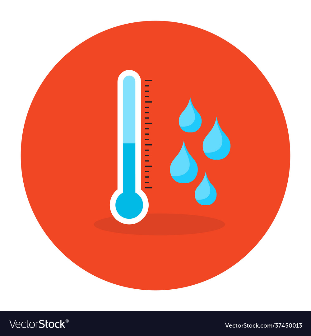 Temperature humidity Royalty Free Vector Image