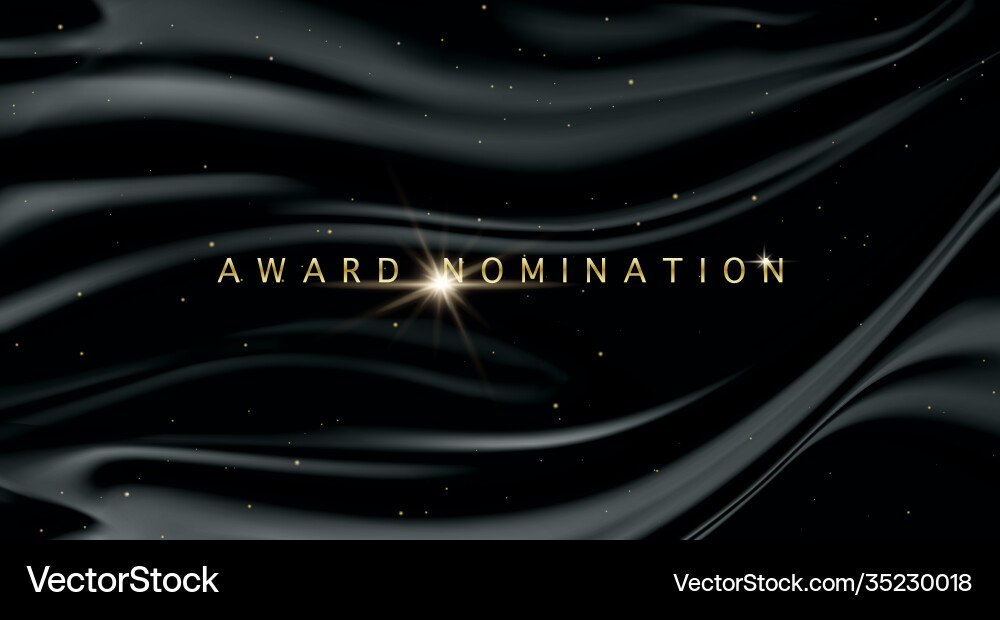 Award nomination ceremony luxury background with Vector Image