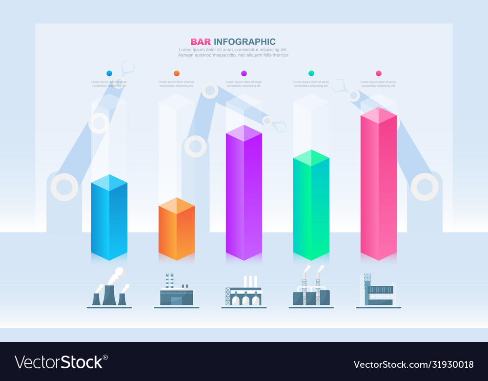 Bar chart graph diagram financial analytics Vector Image Bar chart graph diagram financial analytics Vector Image