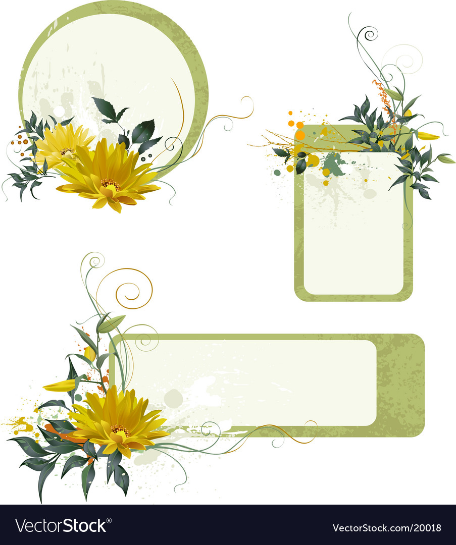 Set frames Royalty Free Vector Image - VectorStock