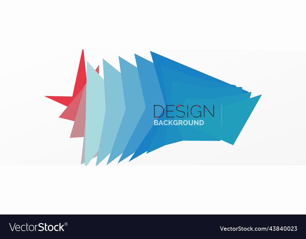 Background creative geometric shapes composition Vector Image