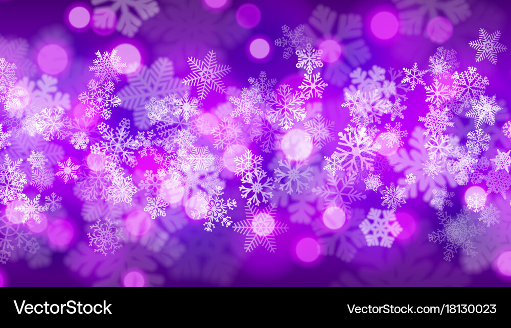Background of snowflakes Royalty Free Vector Image