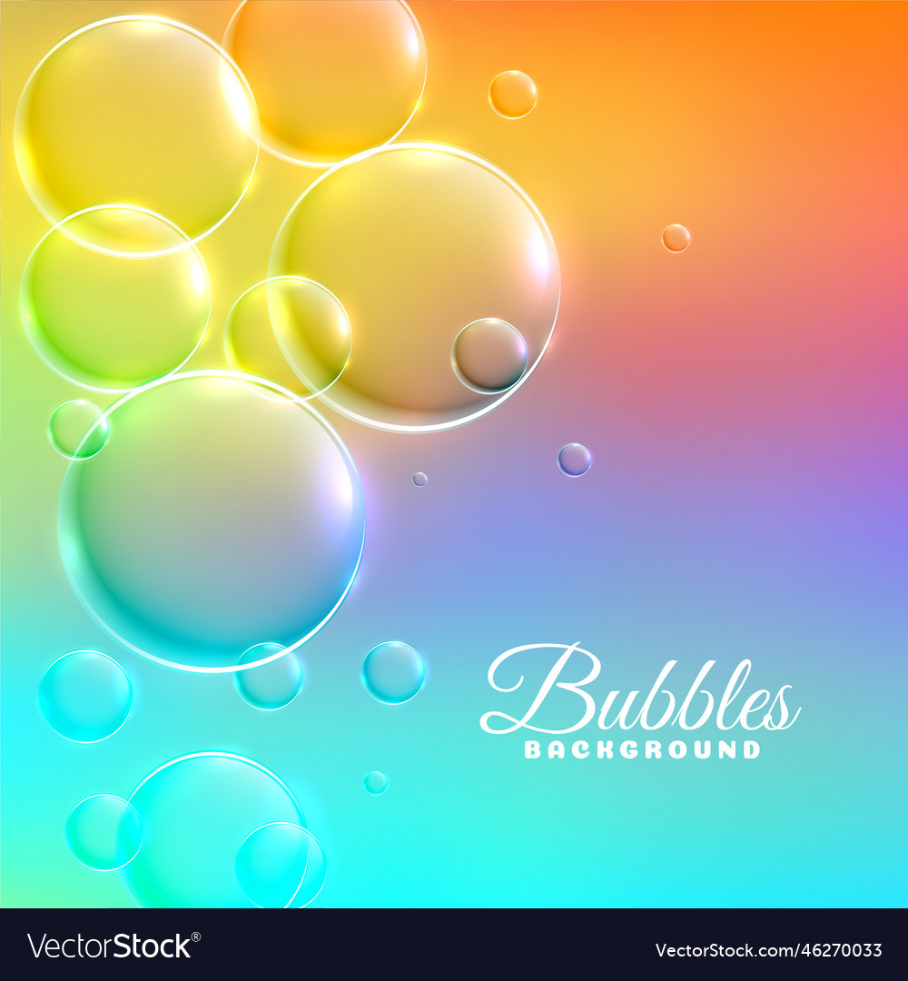 Colorful background with shiny bubbles Royalty Free Vector Colorful background with shiny bubbles Royalty Free Vector