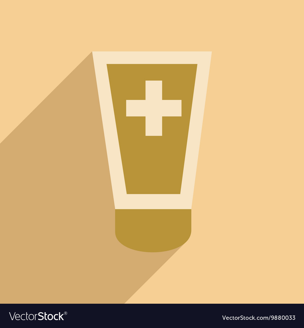 Flat with shadow icon and mobile application Vector Image