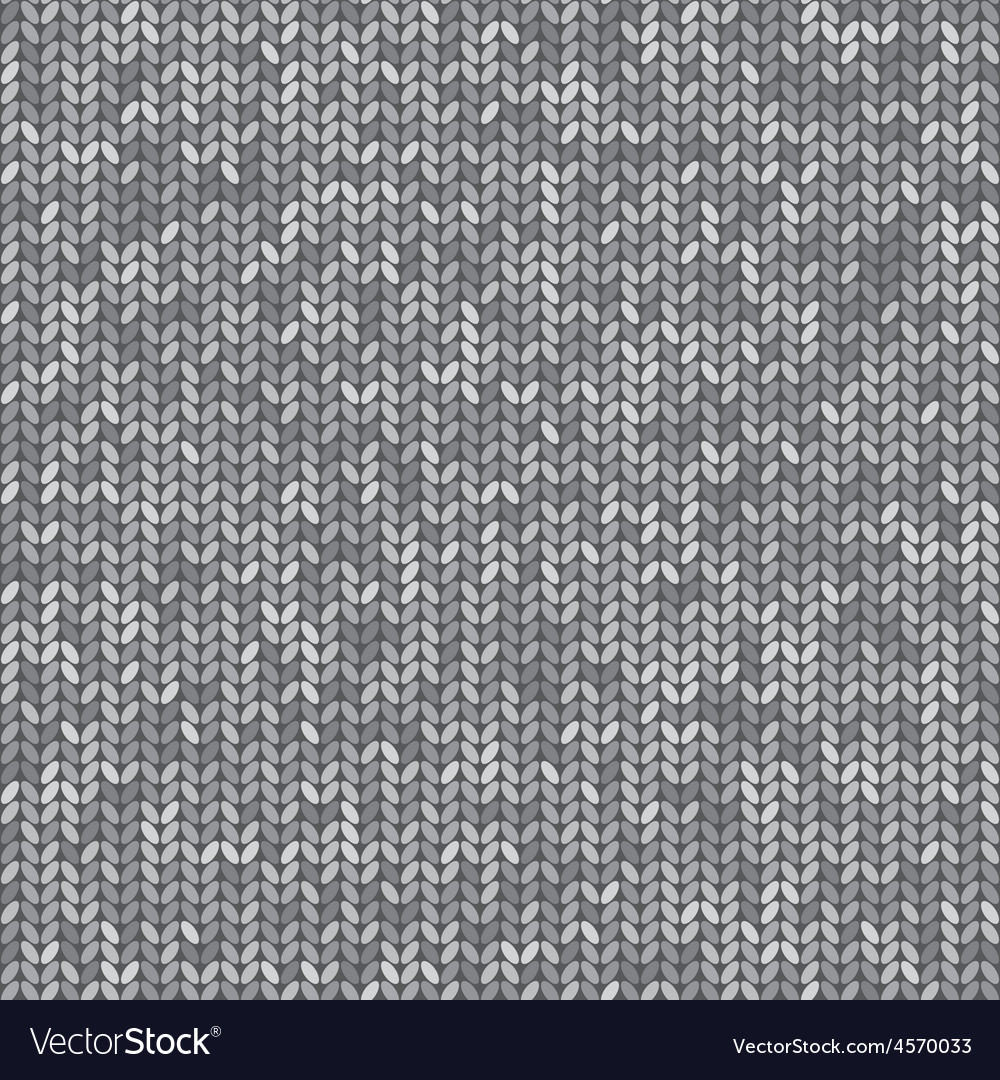 Knit seamless pattern Royalty Free Vector Image