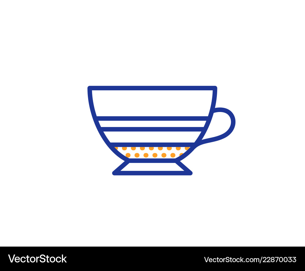 Mocha coffee icon hot drink sign Royalty Free Vector Image