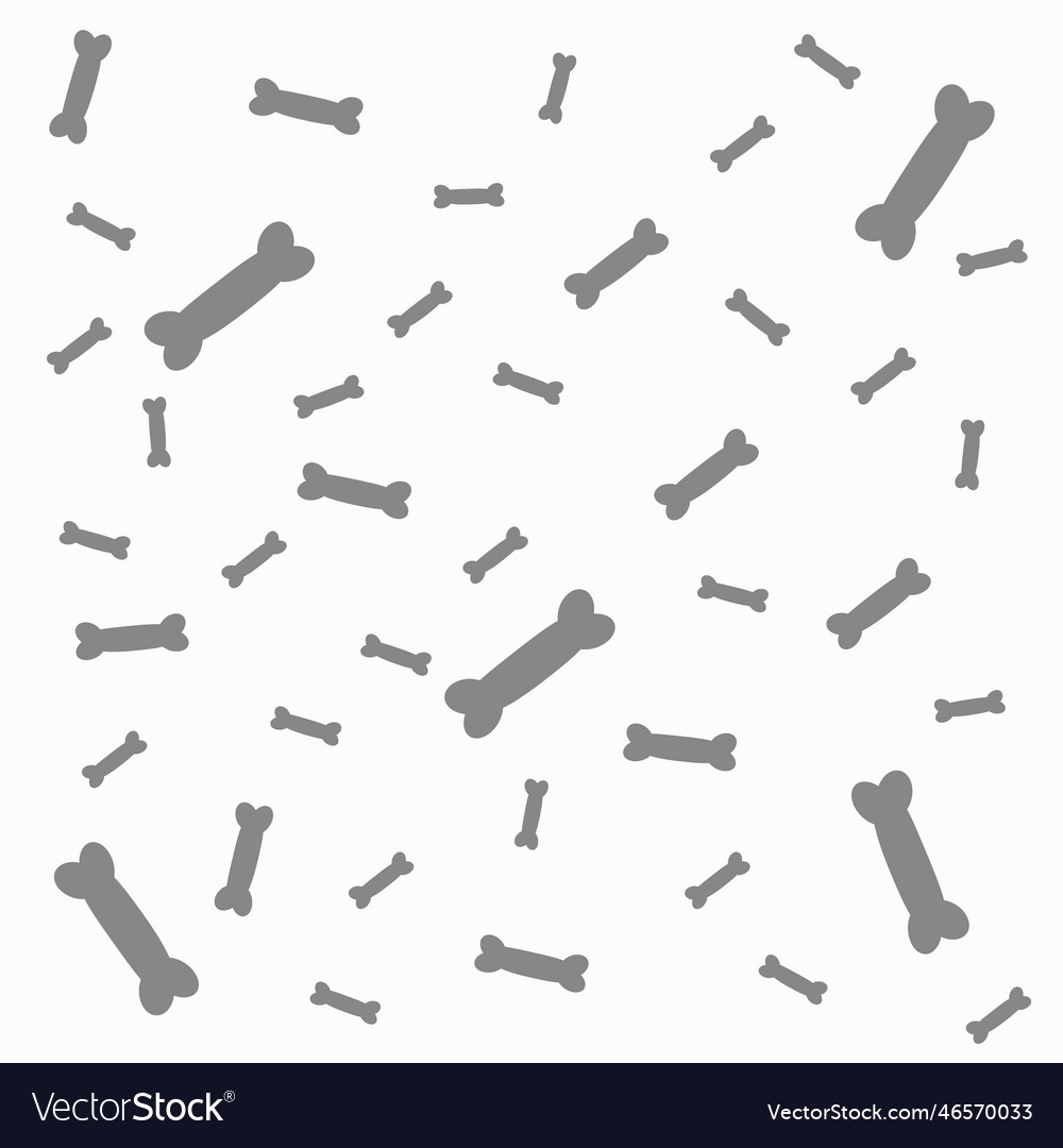 Pattern with bone Royalty Free Vector Image - VectorStock