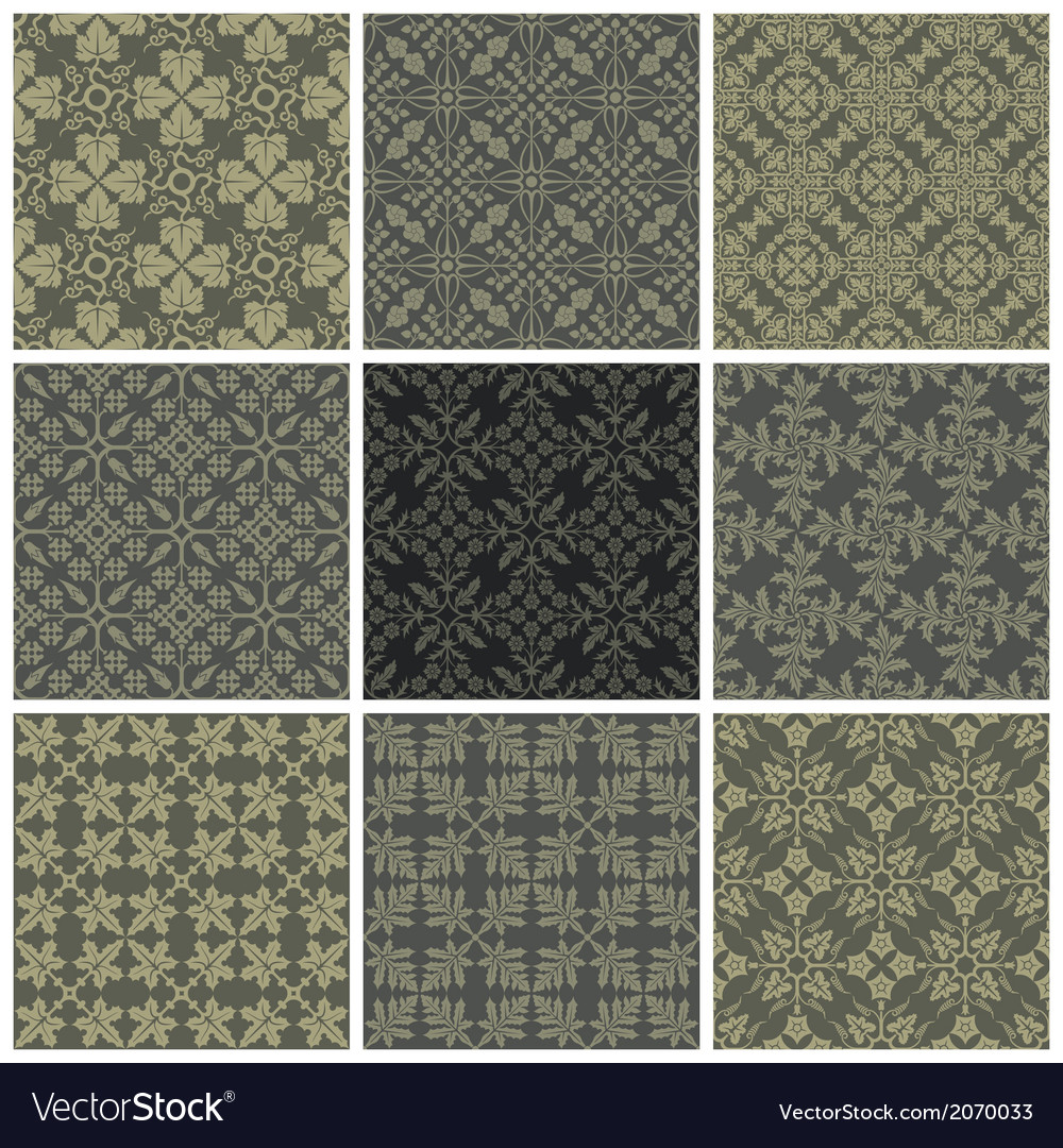 Seamless print patterns Royalty Free Vector Image