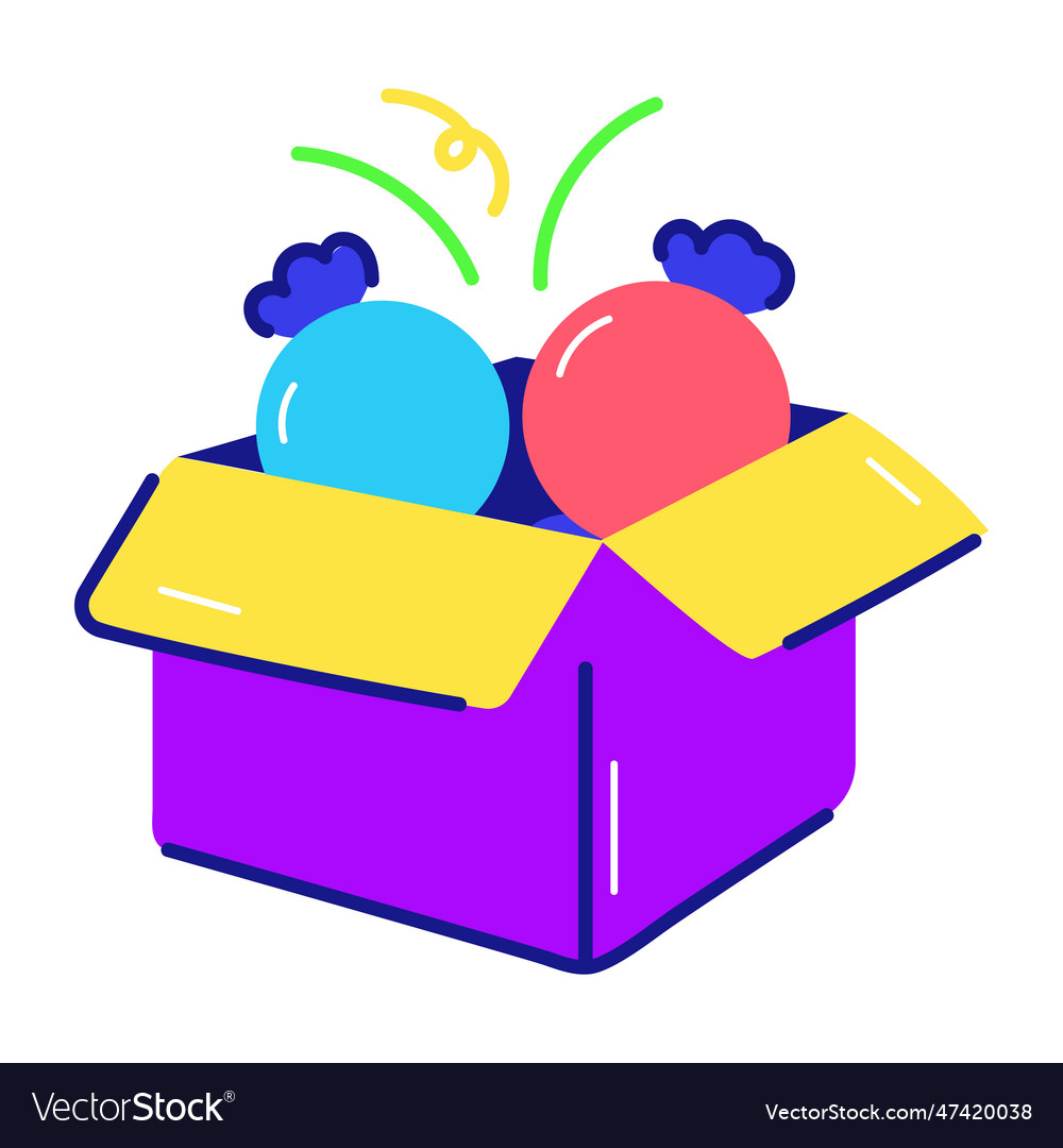 Candy box Royalty Free Vector Image - VectorStock