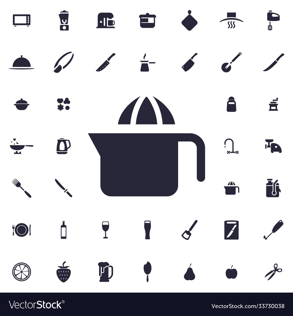 Squeezer icon Royalty Free Vector Image - VectorStock
