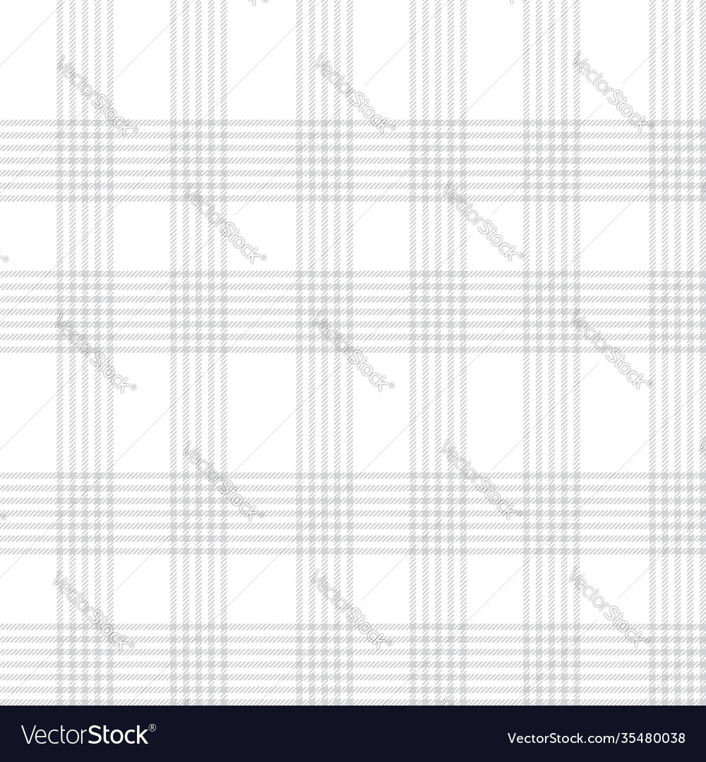 White asymmetric plaid textured seamless pattern Vector Image