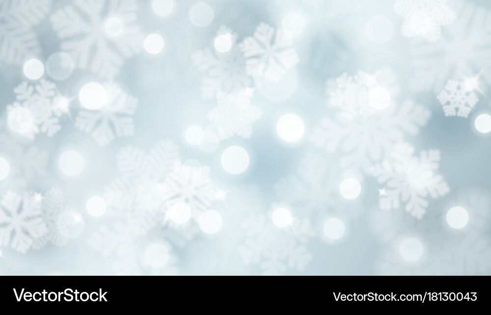 Background of snowflakes Royalty Free Vector Image