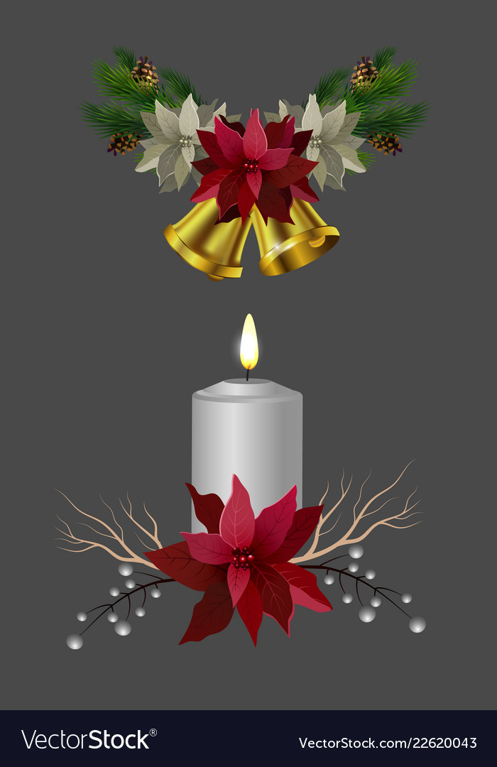Christmas decoration set Royalty Free Vector Image