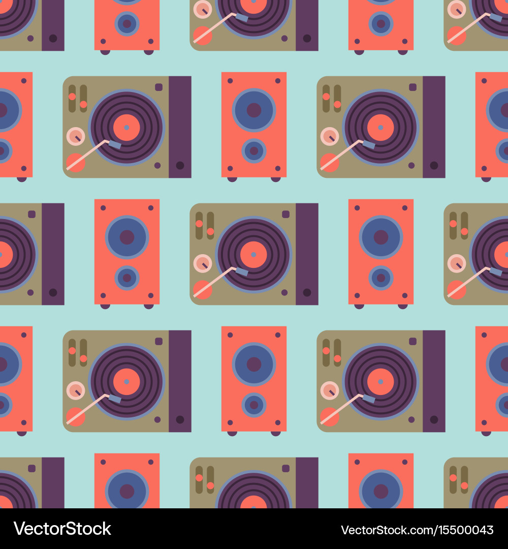 Hip hop accessory musician instruments background Vector Image
