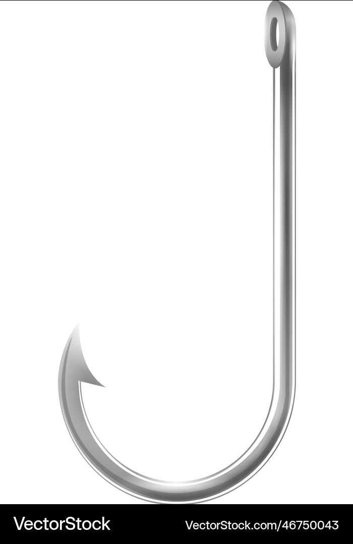 Realistic fishing jig Royalty Free Vector Image