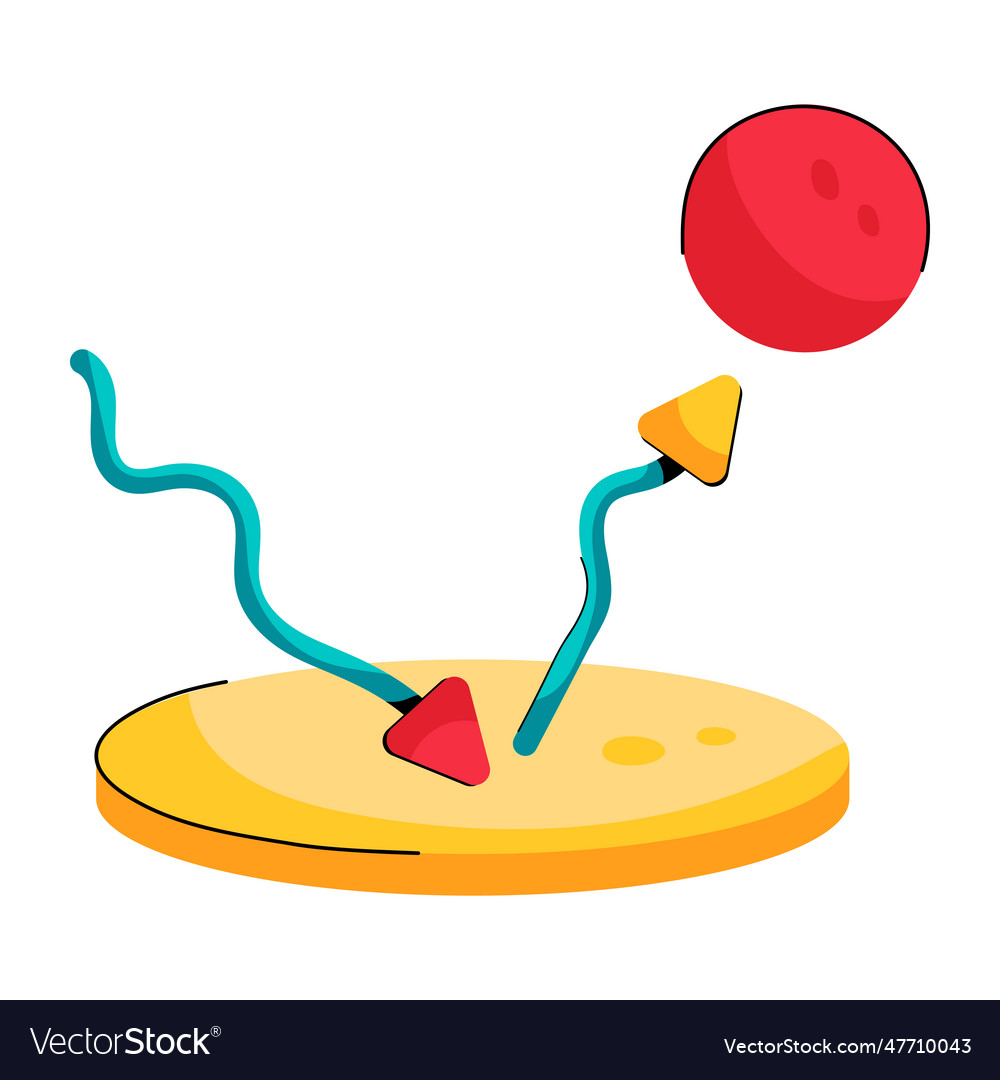 Reflection experiment Royalty Free Vector Image