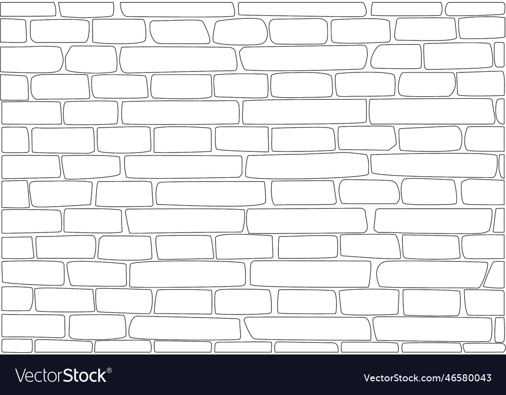 Seamless wall brick pattern Royalty Free Vector Image