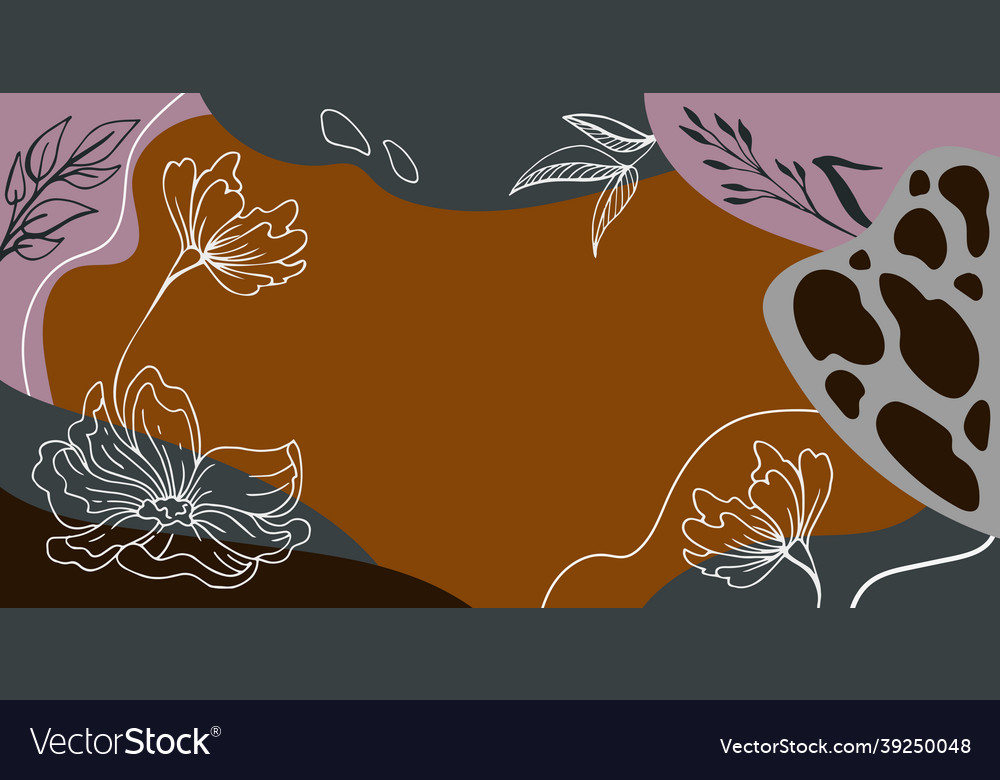 Abstract trendy rectangular background Royalty Free Vector