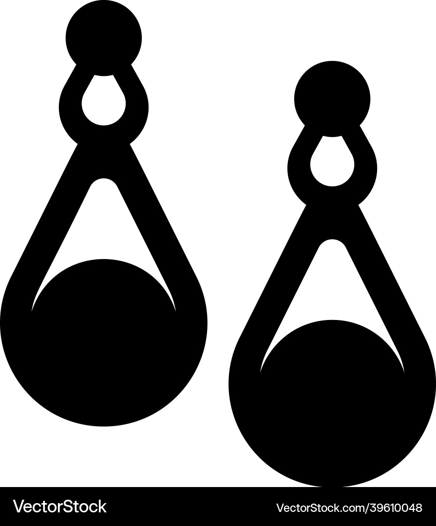 Earrings Royalty Free Vector Image - VectorStock