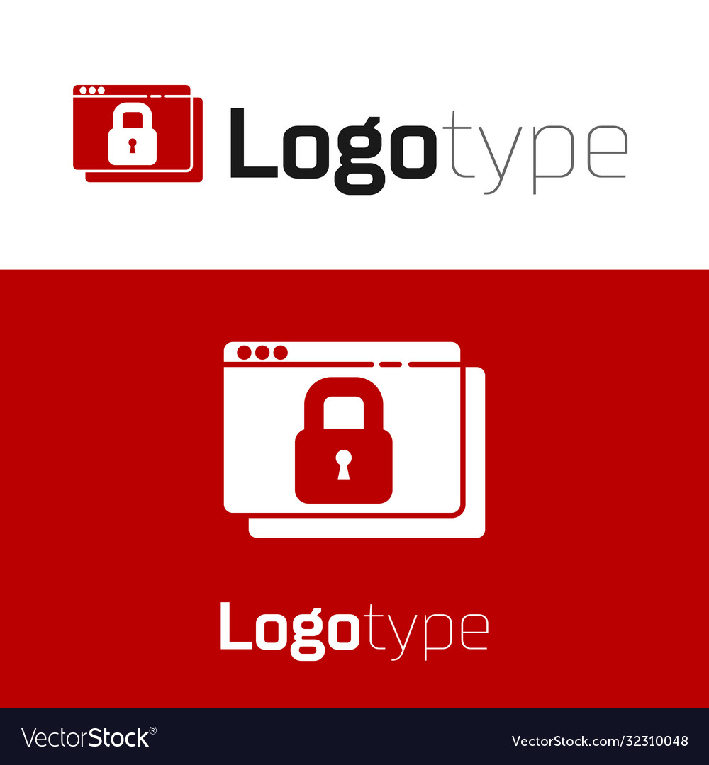 Red secure your site with https ssl icon isolated Vector Image
