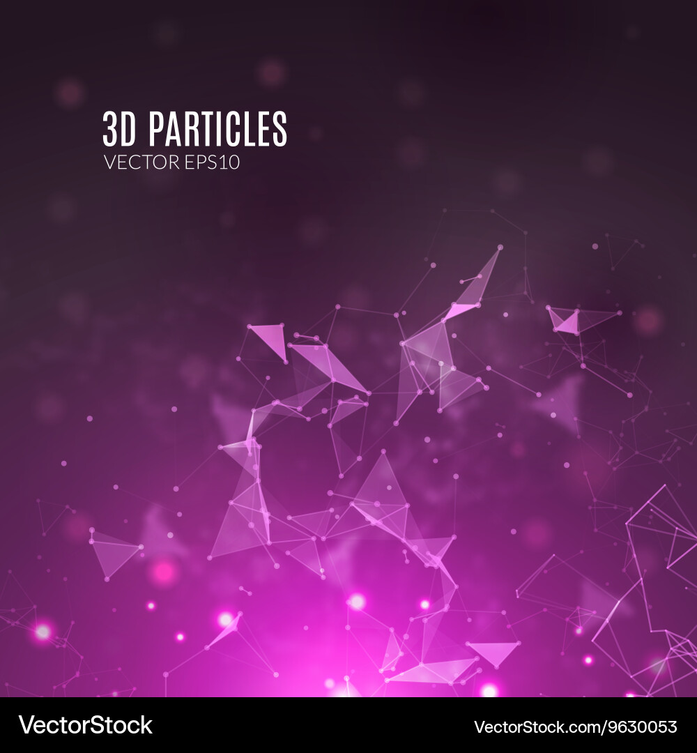 Abstract polygonal techno background futuristic Vector Image