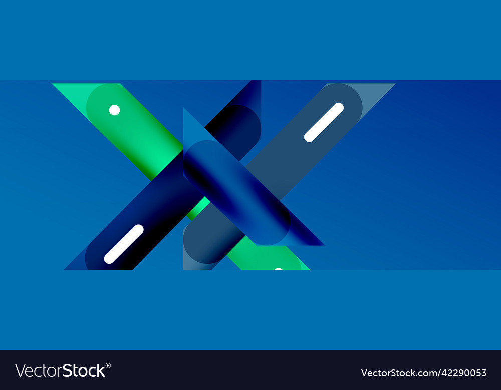 Background overlapping lines dynamic Royalty Free Vector