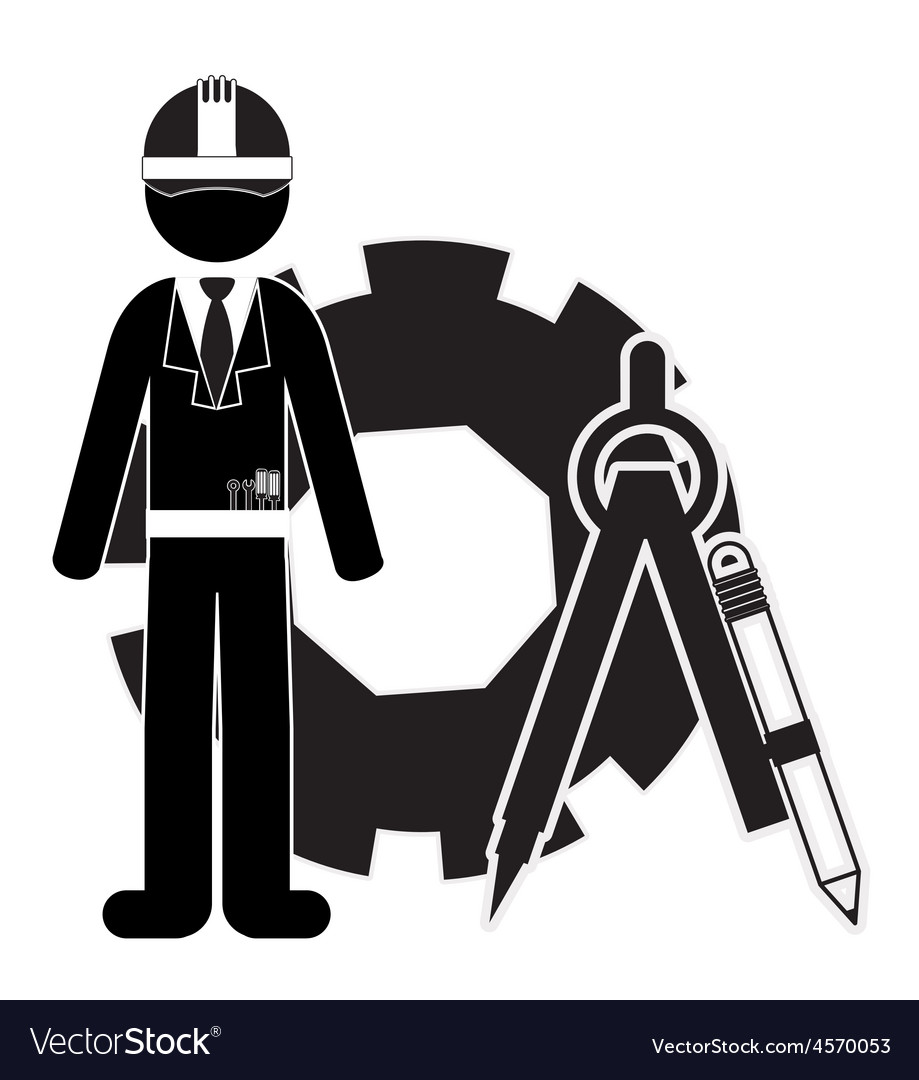 Engineer design Royalty Free Vector Image - VectorStock