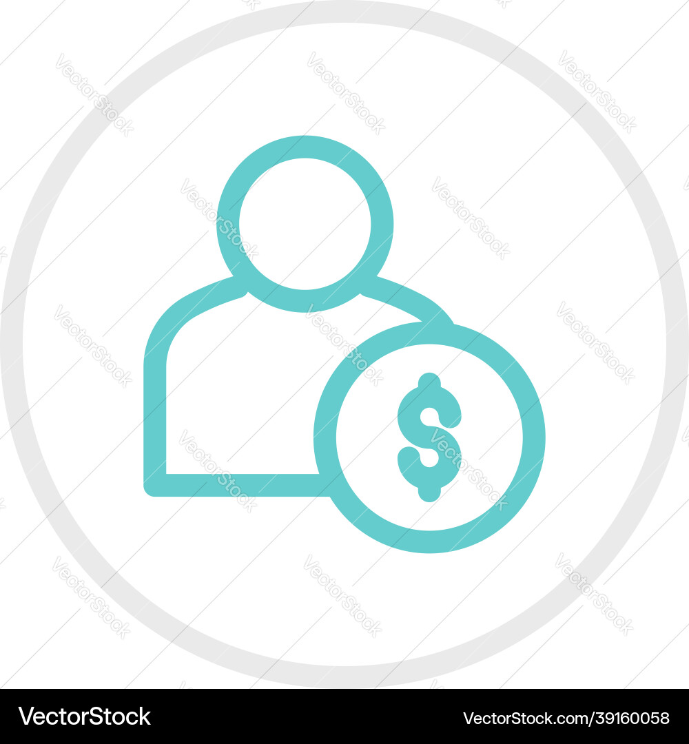 Business bill on a white background Royalty Free Vector