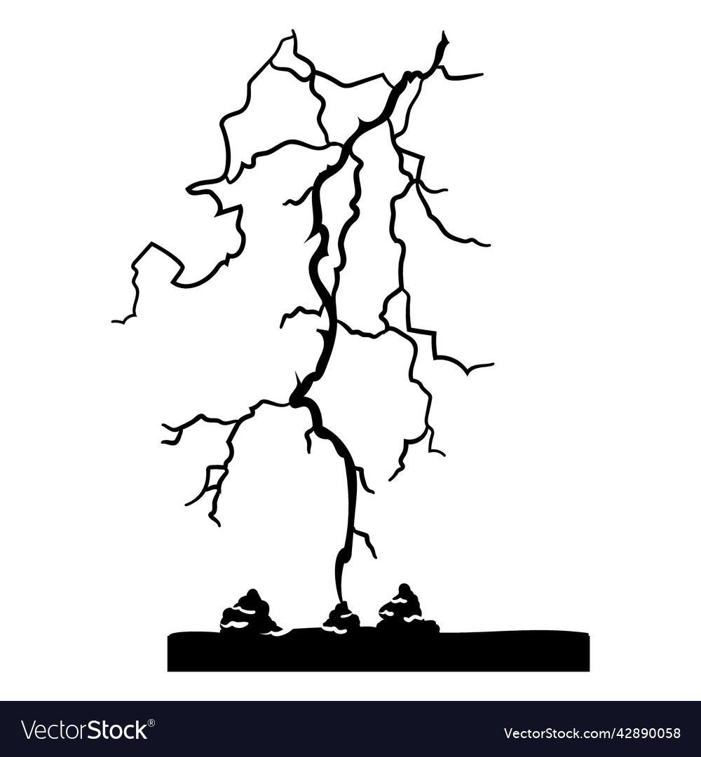 Lightning storm cut out high quality Royalty Free Vector Lightning storm cut out high quality Royalty Free Vector