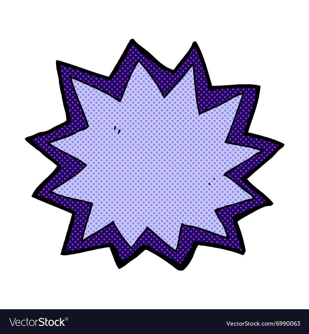 Comic cartoon explosion Royalty Free Vector Image