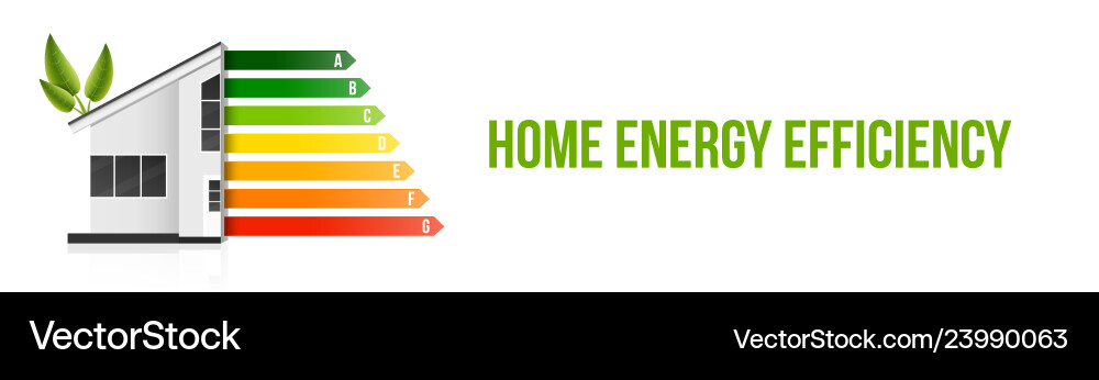 Creative of home energy Royalty Free Vector Image