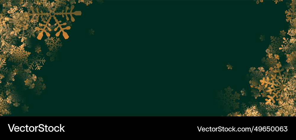 Green winter background with detailed transparent Vector Image