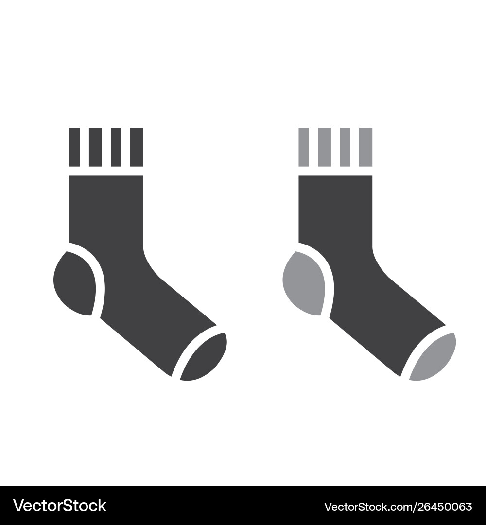 Sock clipart drawing icon symbol Royalty Free Vector Image