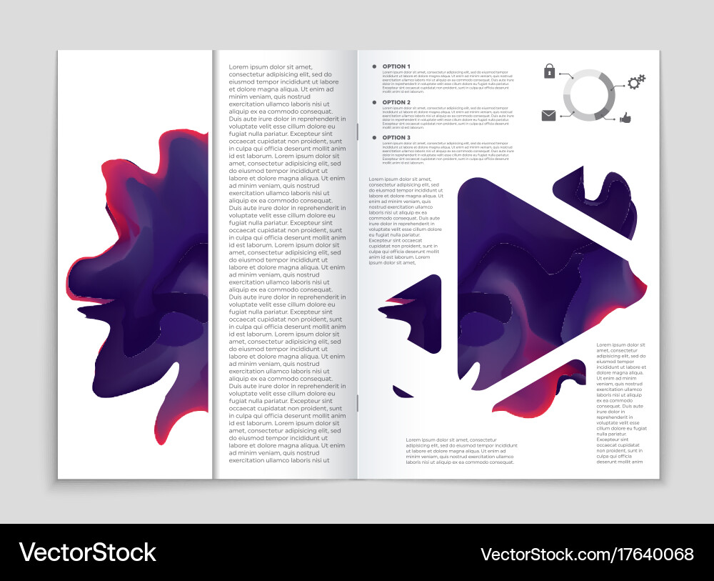 Abstract layout background set for art Royalty Free Vector