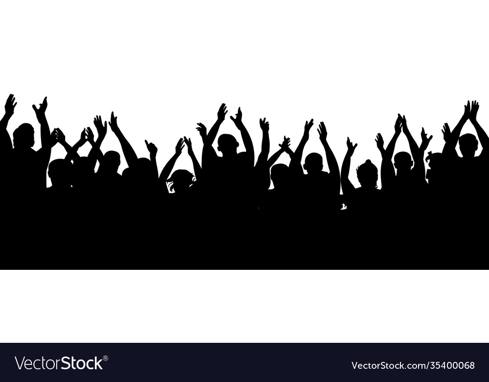 Applause audience crowd people cheering cheer Vector Image Applause audience crowd people cheering cheer Vector Image