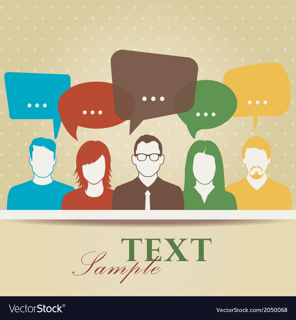 Clouds thoughts Royalty Free Vector Image - VectorStock