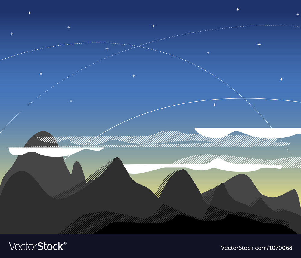 Landscape Royalty Free Vector Image - VectorStock