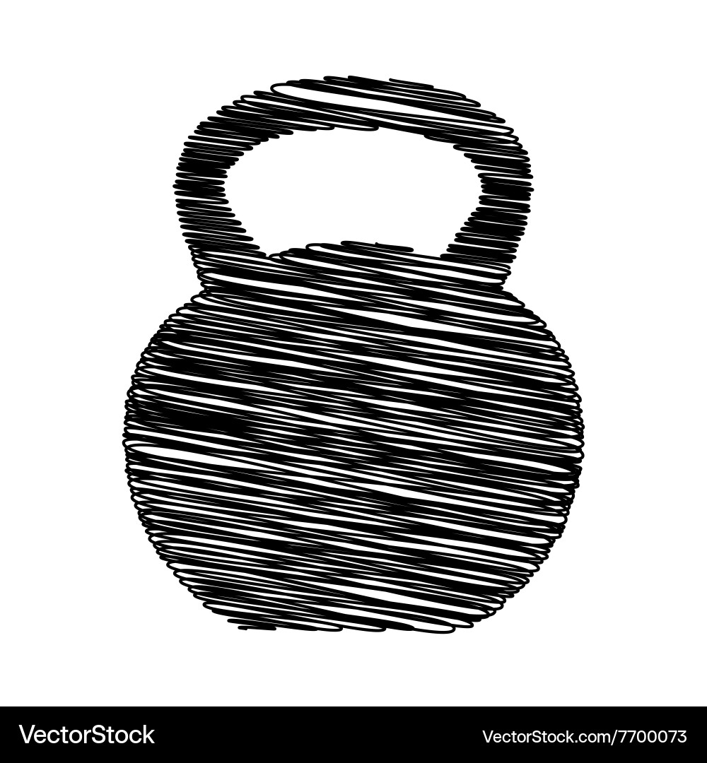 Black icon with scribble effect Royalty Free Vector Image