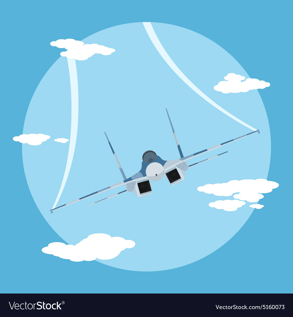 Fighter plane Royalty Free Vector Image - VectorStock