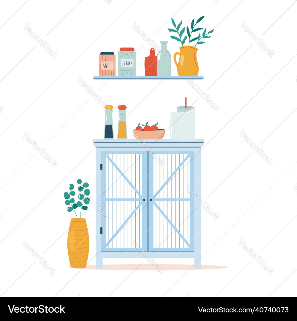 In a modern flat style of a Royalty Free Vector Image