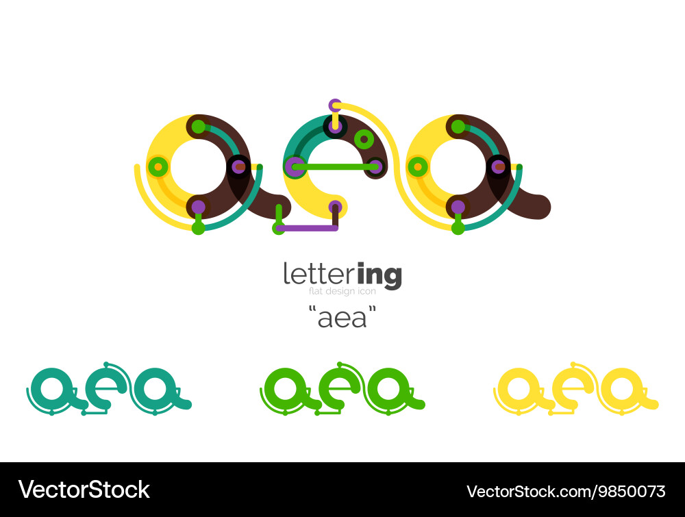 Letters logo icon Royalty Free Vector Image - VectorStock