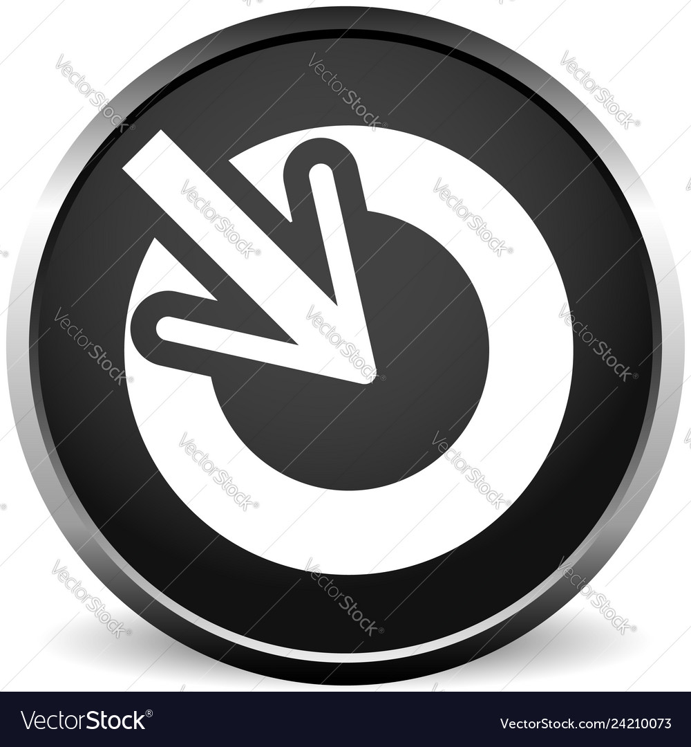 Position accuracy alignment concept icon cursor Vector Image