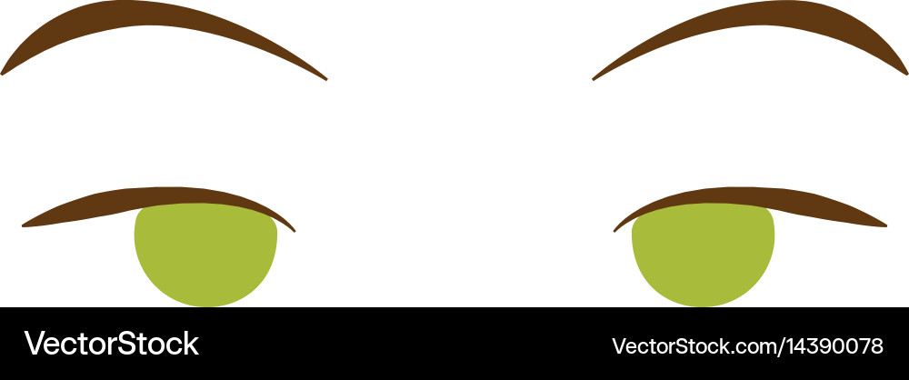 Female eyes isolated icon Royalty Free Vector Image